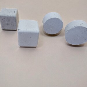 Minimalist Cabinet Knobs - Concrete - Etsy