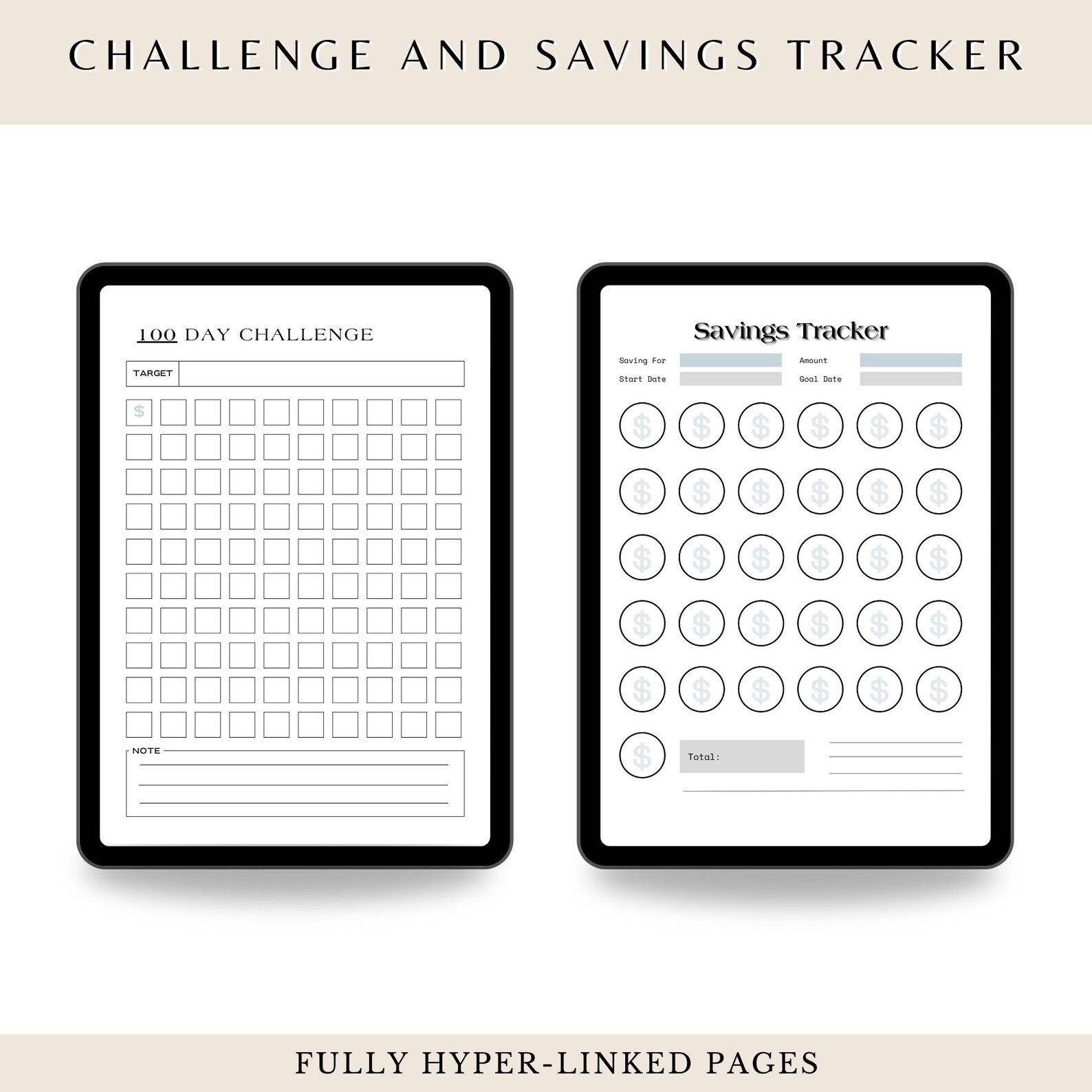 Digital Planner Goodnotes - Expense Tracker, Financial Planner, Budget ...