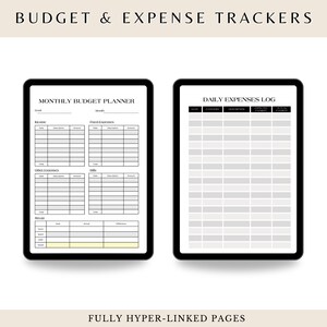 Digital Planner Goodnotes - Expense Tracker, Financial Planner, Budget ...