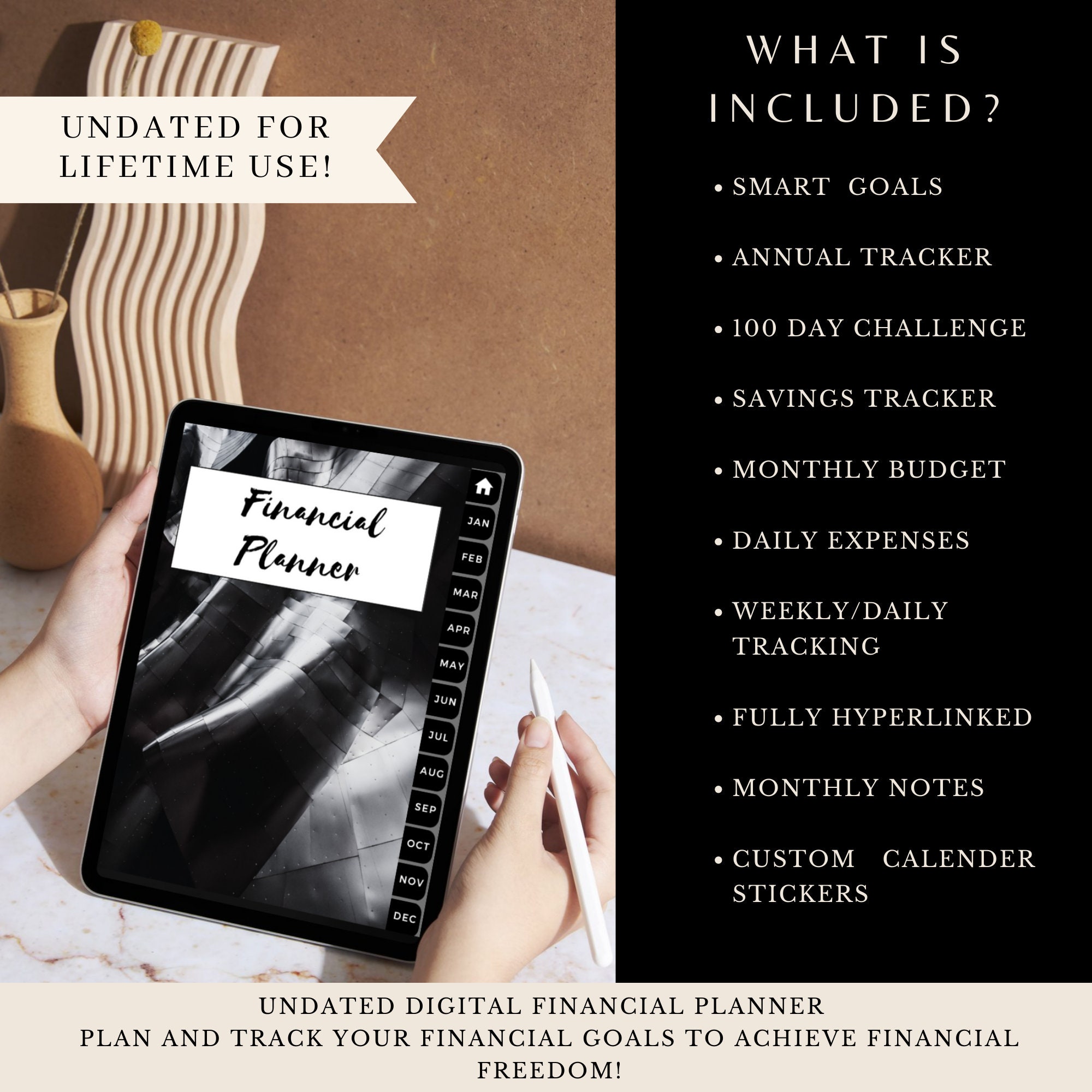 Digital Planner Goodnotes - Expense Tracker, Financial Planner, Budget ...