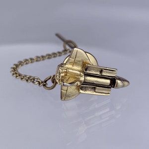 Space Shuttle Gold Tone Tie Tack Pin NASA Detailed Vintage - Etsy