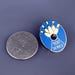 500 Series Bowling Ball Pins Lapel Pin Club Blue Enamel Gold Tone Oval ...