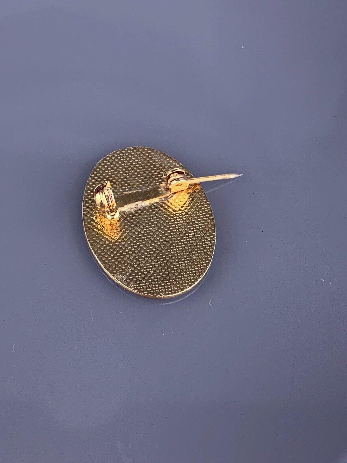 500 Series Bowling Ball Pins Lapel Pin Club Blue Enamel Gold Tone Oval ...