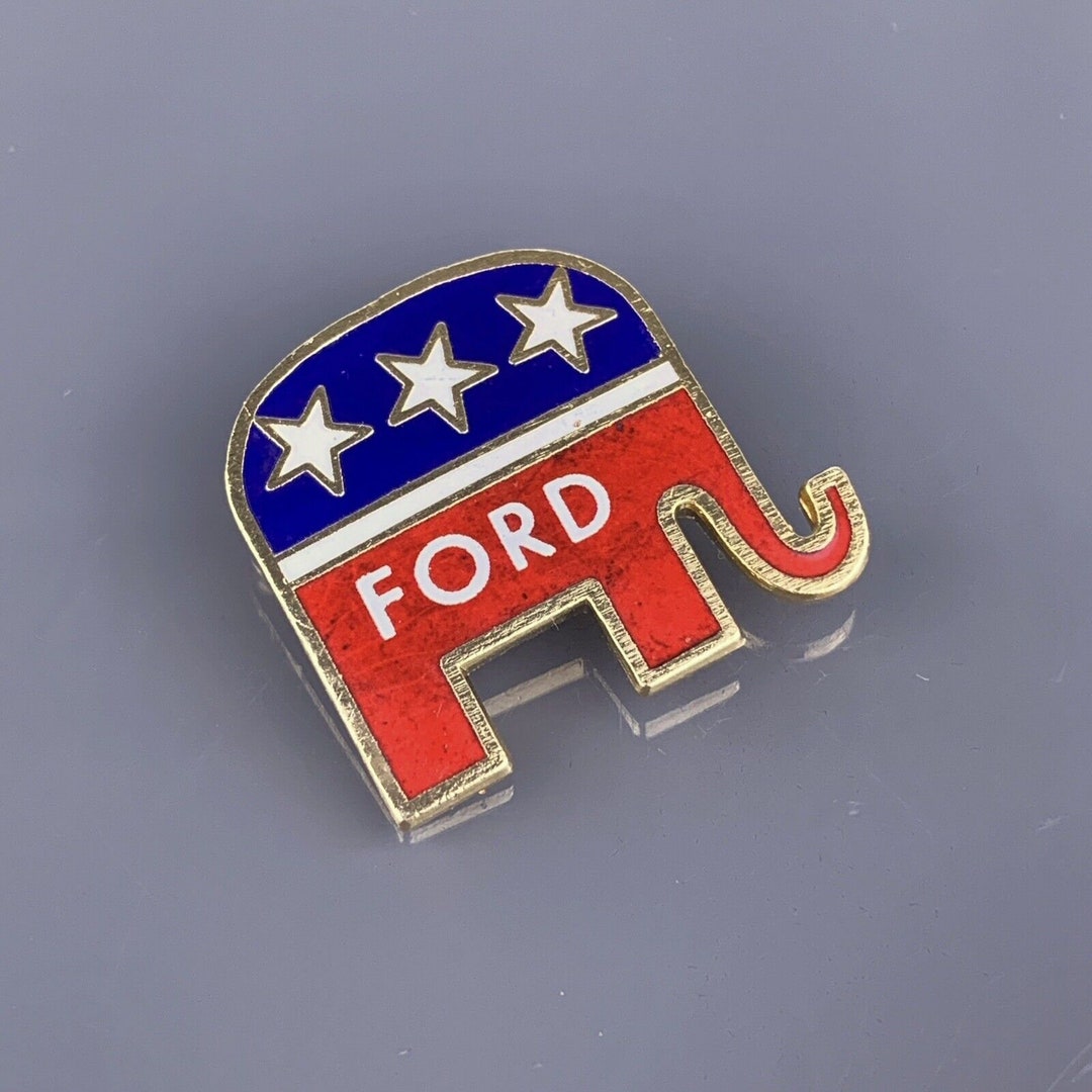Ford Presidential Campaign Pin Official RNC Marked Enamel Metal Lapel ...
