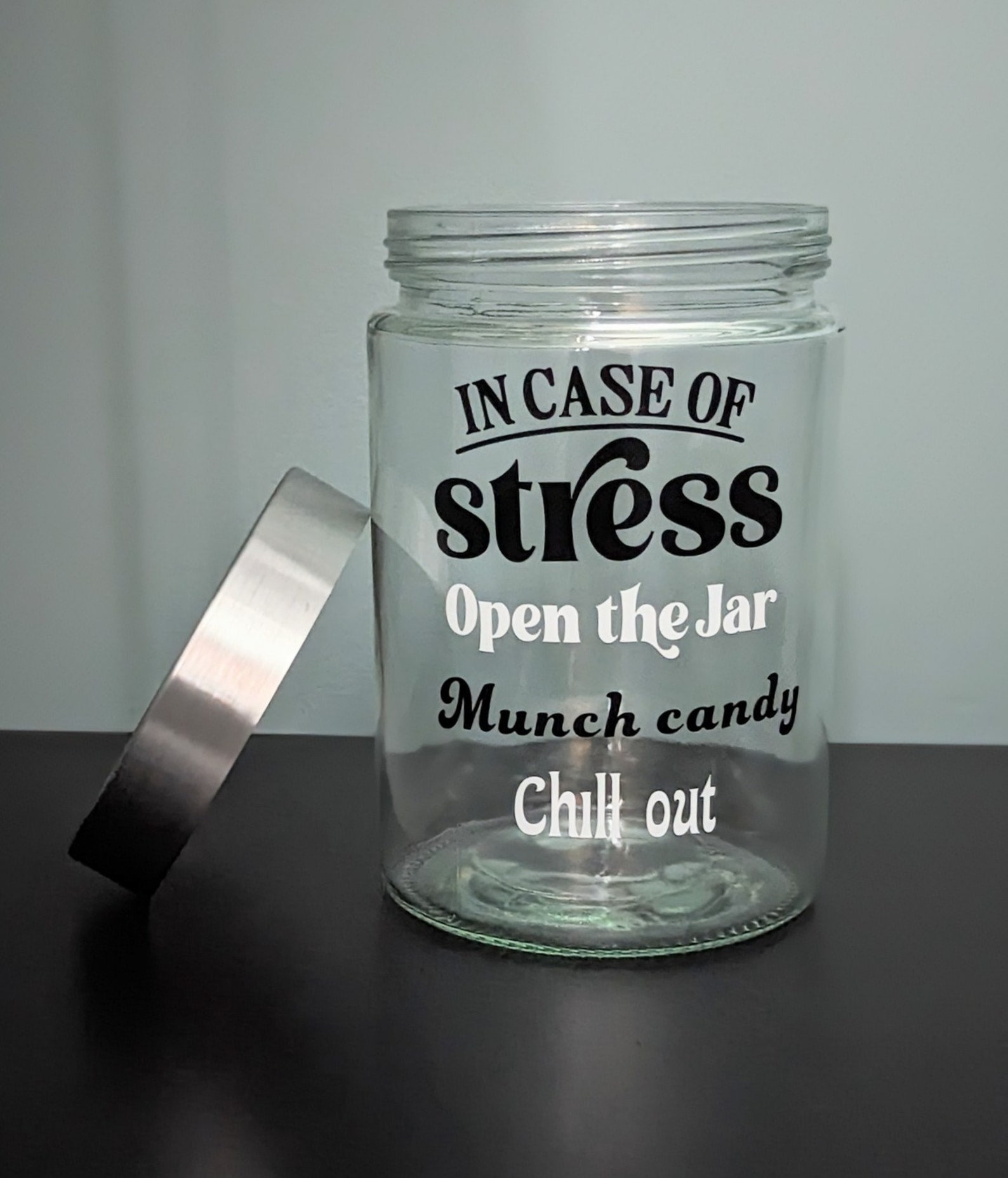 Emergency Candy Jar: Stress Relief, Handcrafted Treat Container. - Etsy
