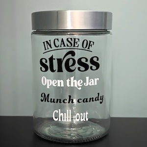 Emergency Candy Jar: Stress Relief, Handcrafted Treat Container. - Etsy