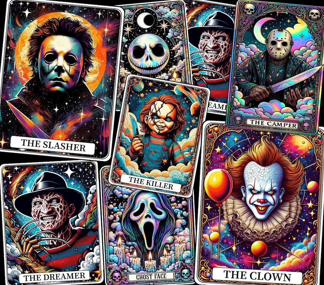 Horror Tarot Cards for Tumbler - Etsy