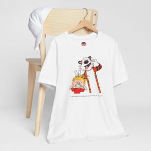 Vintage Calvin & Hobbes T-shirt, Calvin and Hobbes Funny Faces, Cartoon ...
