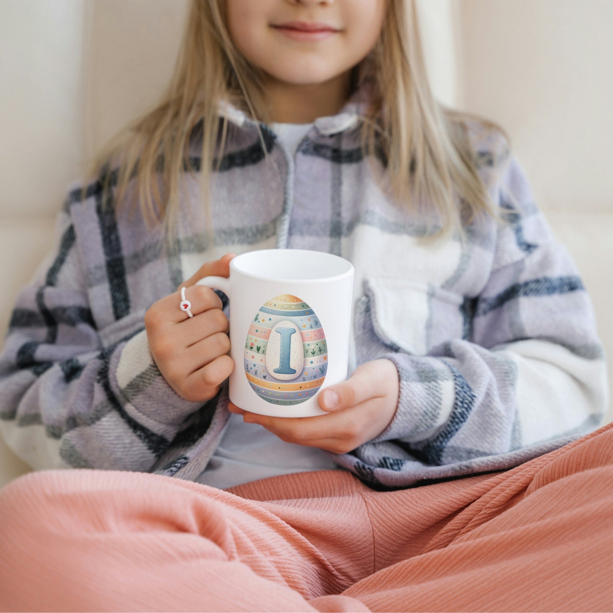 Easter Egg Clipart - Alphabet & Numbers Set, Eggs Letter, Watercolor ...