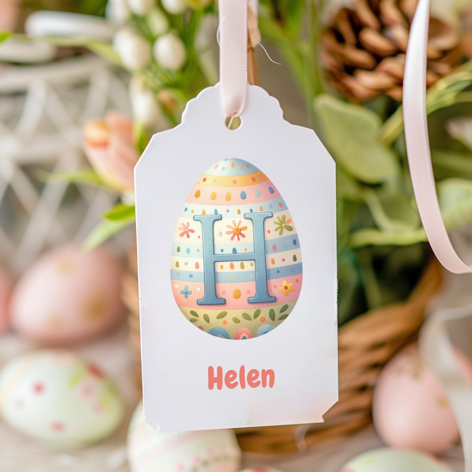 Easter Egg Clipart - Alphabet & Numbers Set, Eggs Letter, Watercolor ...