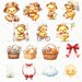 Watercolor Duck Picnic Clipart, Picnic Day ,baby Shower Decorations ...