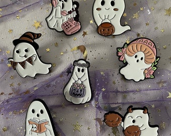 Cute Ghost Hard Enamel Pin Badge, a Scary Little Fella.... - Etsy