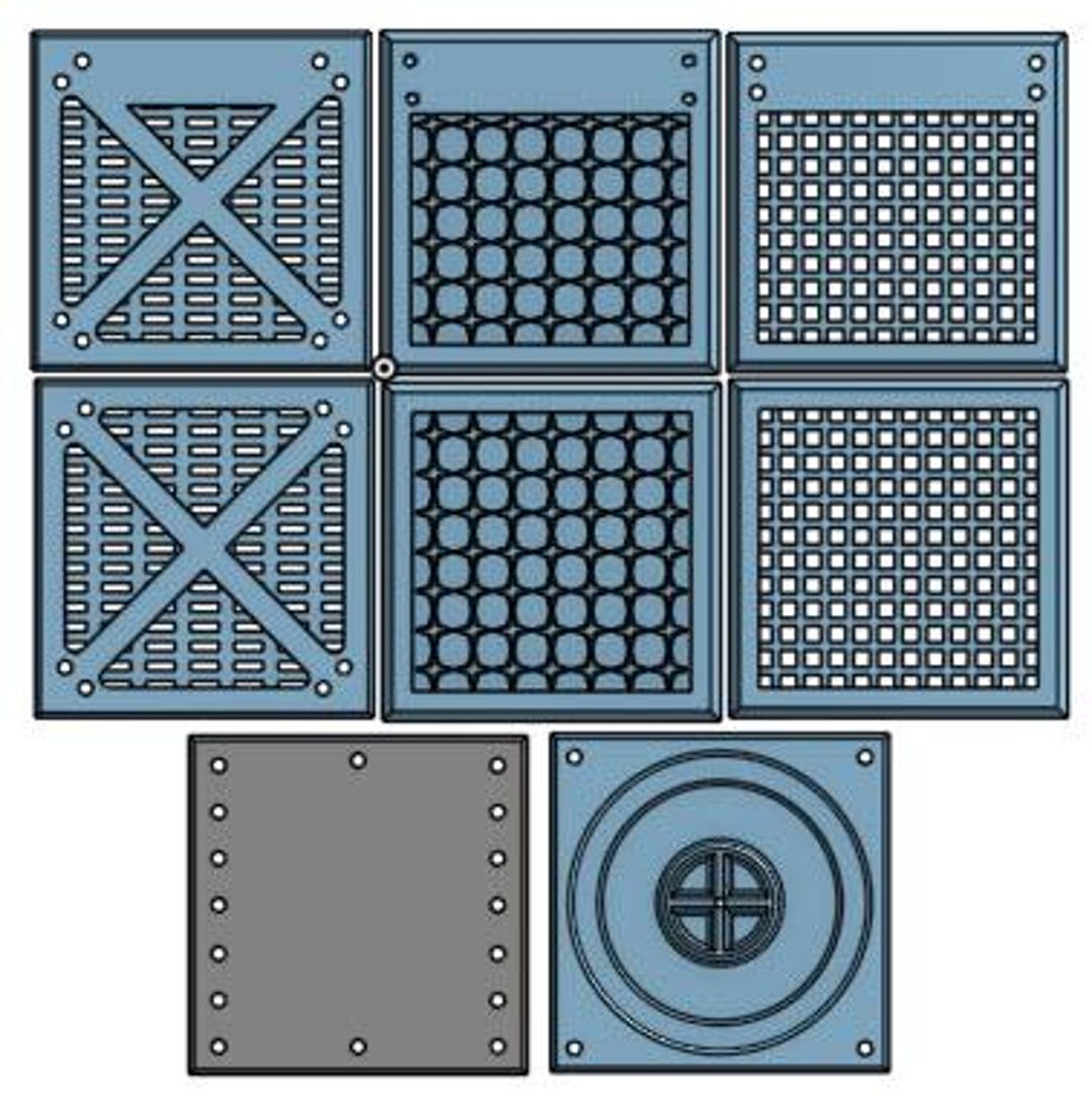 42mm Sci-fi, Space Hulk, Kill Team, Action 40k Terrain Floor Tiles 35mm ...