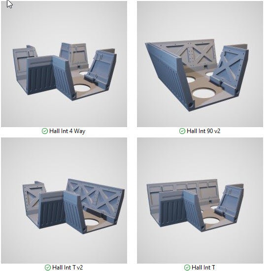 Space Hulk 3D Corridor System - Digital Files for 3D Printing - Etsy