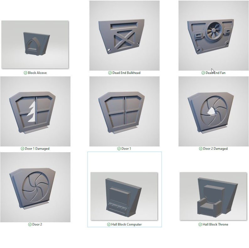 Space Hulk 3D Corridor System - Digital Files for 3D Printing - Etsy