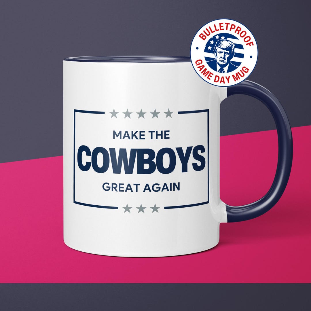 MAGA Cowboys Mug Dallas Cowboys Coffee Cup Gift for Him Funny Donald ...