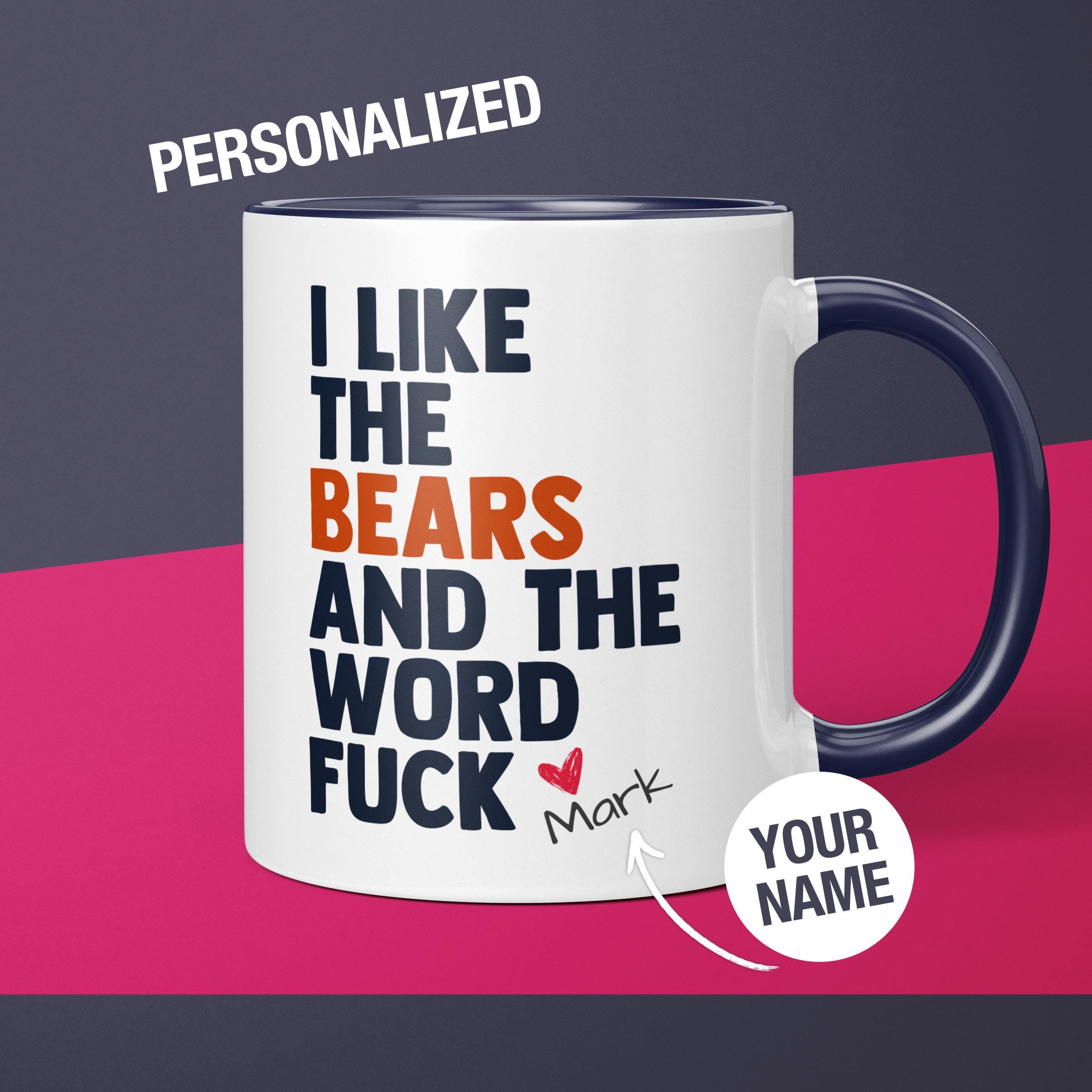 Personalized Bears Mug Chicago Bears Coffee Cup Gift for Him Husband ...
