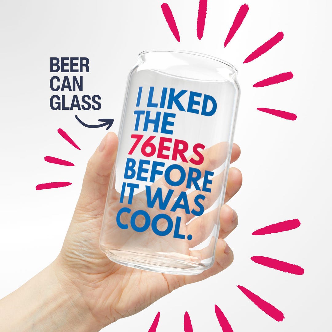 76ers Fan Before It Was Cool Philadelphia 76ers Beer Mug Gift for Him ...