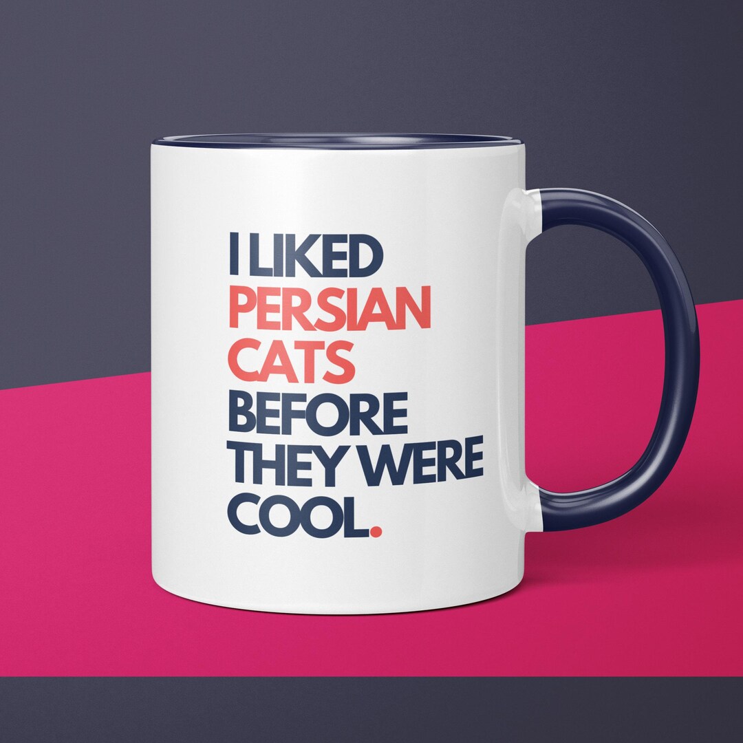 Persian Owner Before It Was Cool Persian Mug Gift for Cat Mom Persian ...