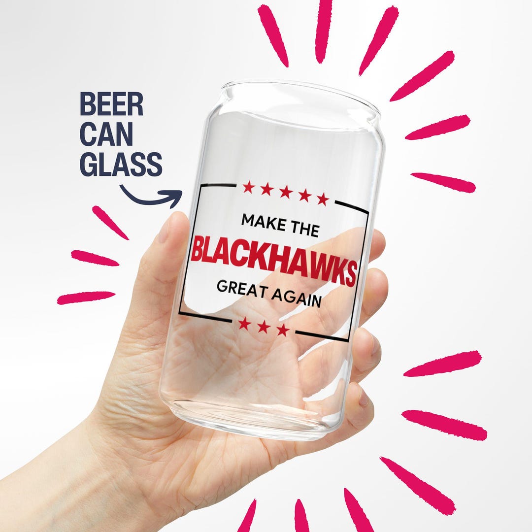 MAGA Blackhawks Beer Mug Chicago Blackhawks Cup Gift for Him Funny ...