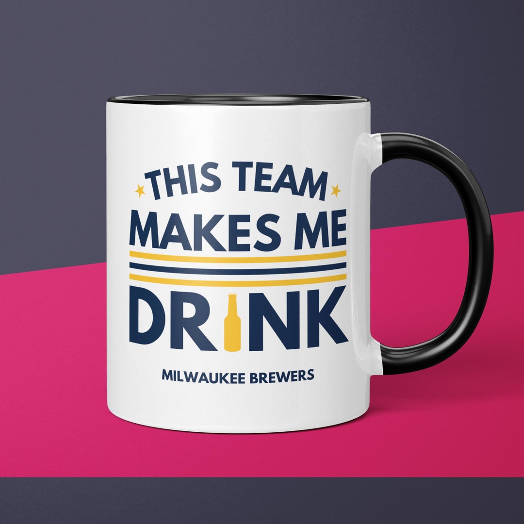 Milwaukee Brewers Coffee Cup Gift for Him Husband Unique Coffee Mug ...