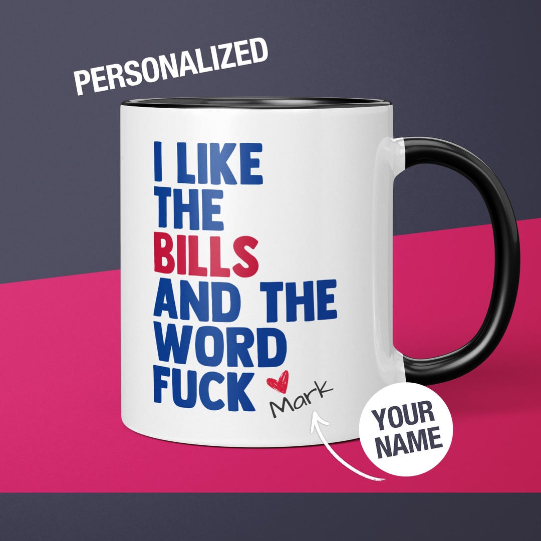 Personalized Bills Mug Buffalo Bills Coffee Cup Gift for Him Husband ...