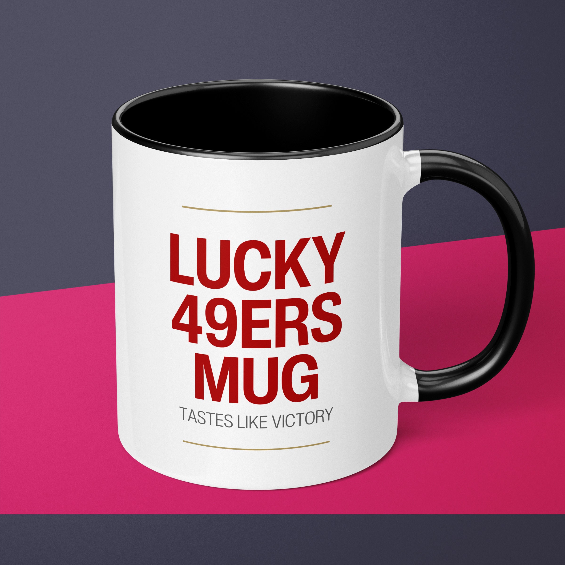 Lucky 49ers Mug San Francisco 49ers Coffee Mug Funny 49ers Coffee Mug ...