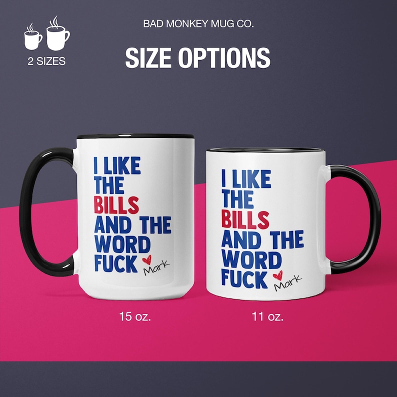 Personalized Bills Mug Buffalo Bills Coffee Cup Gift for Him Husband ...