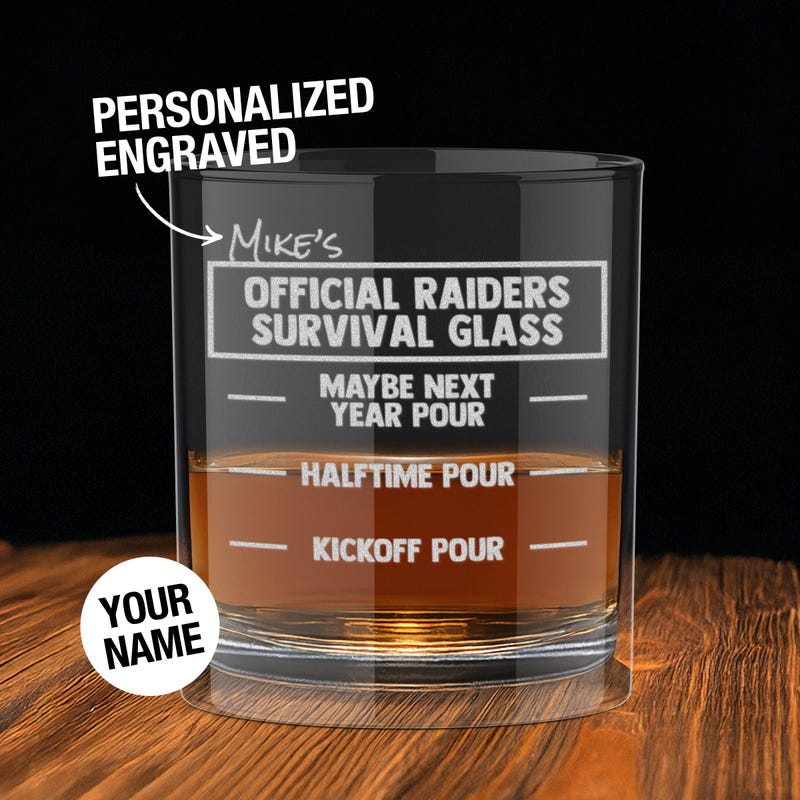 Whiskey Raiders Glass - Etsy
