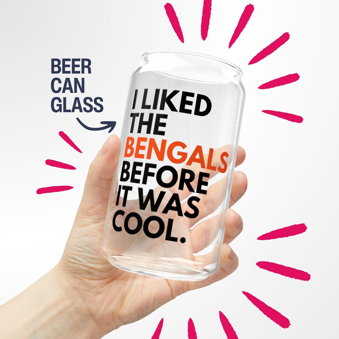 Bengals Fan Before It Was Cool Cincinnati Bengals Beer Mug Gift for Him ...