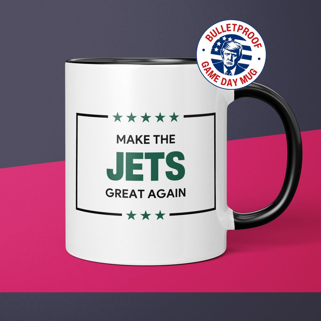MAGA Jets Mug New York Jets Coffee Cup Gift for Him Funny Donald Trump ...