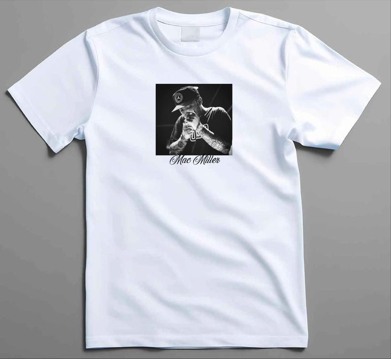 Mac Miller Shirt, Mac Miller Tribute Tee, Rapper Vintage T-shirt, Hip ...