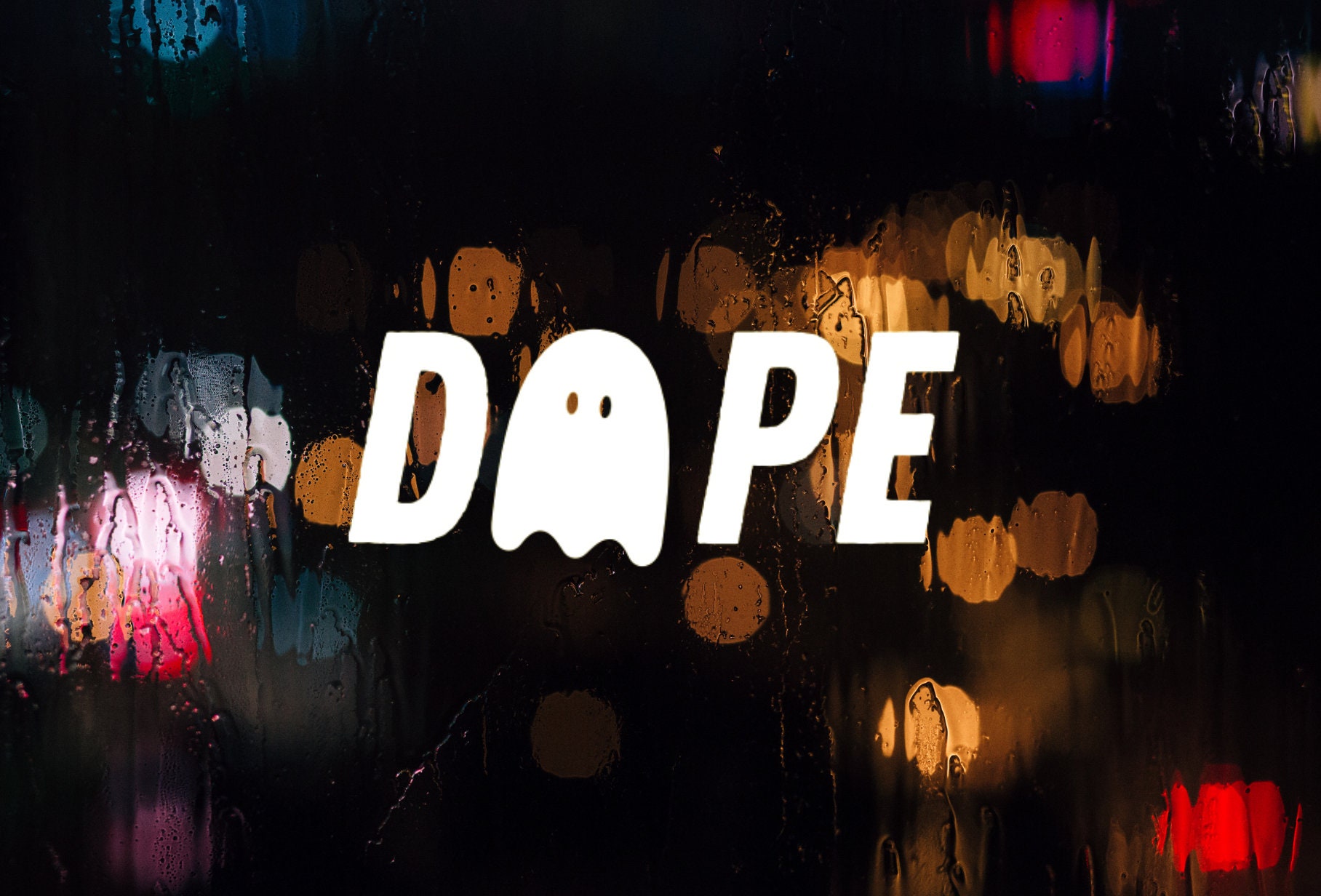 Dope Ghost Vinyl Decal - Etsy