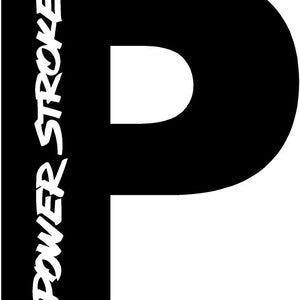 Power Stroke Logo Vehicle Decal // 5 Truck Decal // Vinyl - Etsy