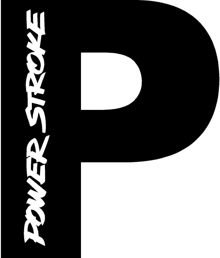 Power Stroke Logo Vehicle Decal // 5 Truck Decal // Vinyl - Etsy