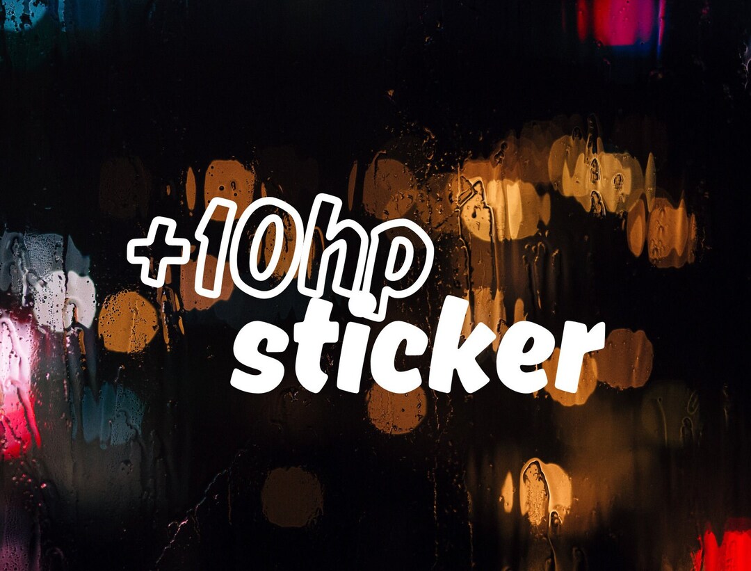 Plus 5 HP Sticker Vinyl Sticker - Etsy