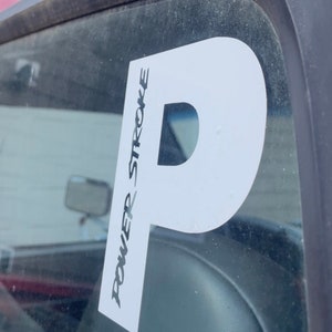 Power Stroke Logo Vinyl Decal - Etsy