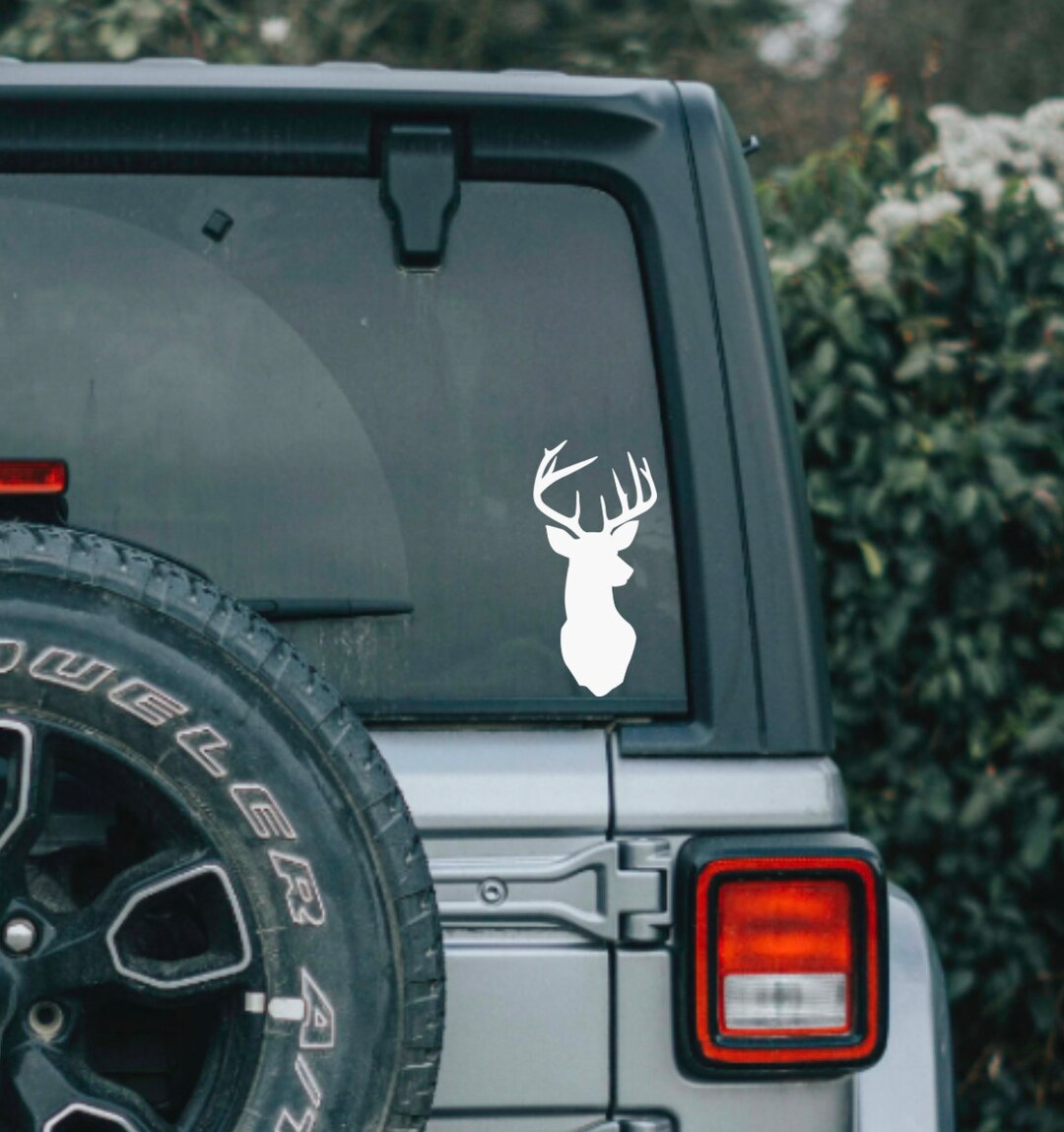 Deer Head Vinyl Sticker/ 10 Sticker / Car and Truck Decal / - Etsy