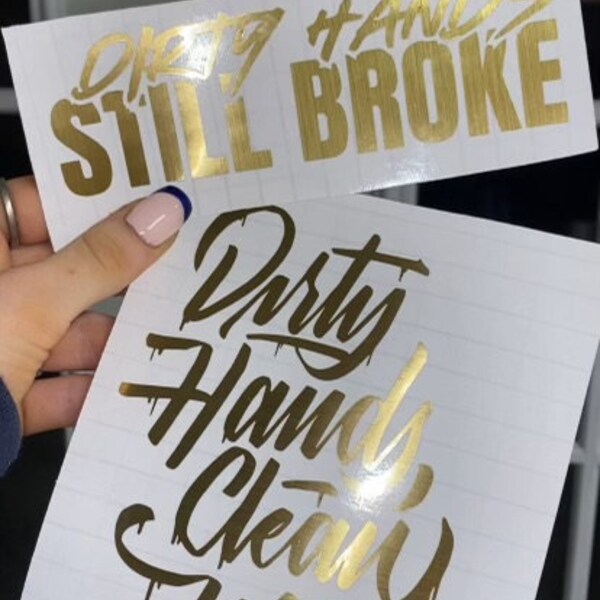 Dirty Decals - Etsy