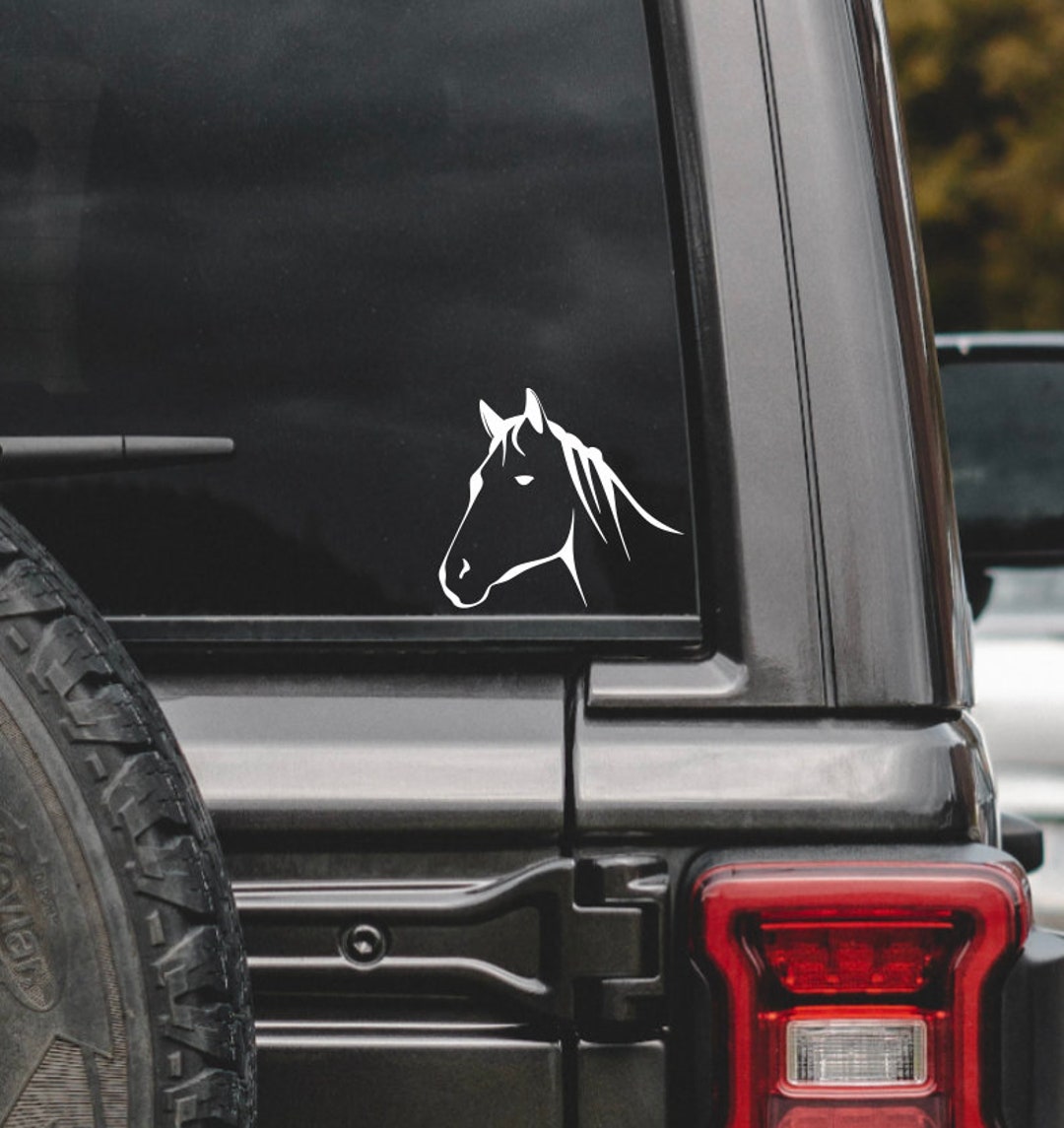 Horse Vinyl Sticker/ 4 Car and Truck Sticker / Car and Truck - Etsy