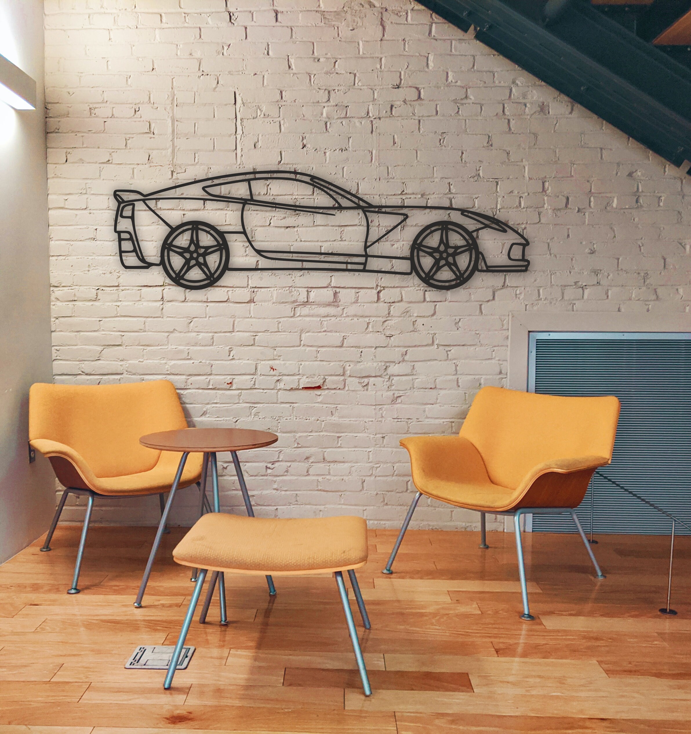CAR Wall Decor Metal Wall Decor Metal Wall Art Living Room Wall Decor ...