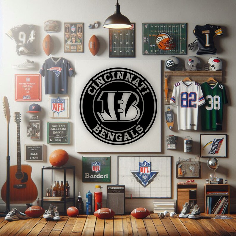 Metal American Football Team Wall Decor Metal American Football Team ...