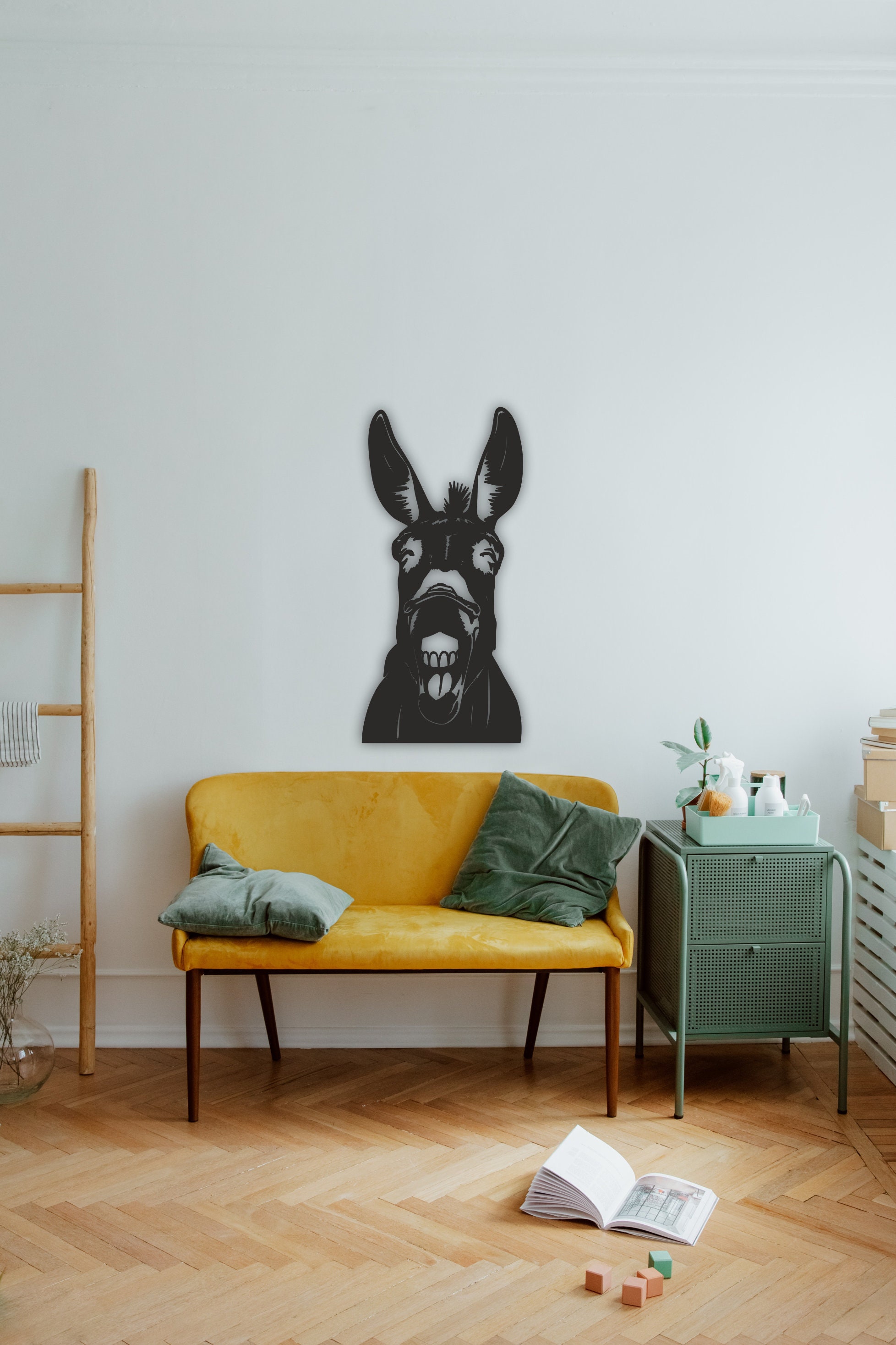 Donkey Wall Decor Metal Wall Decor Metal Wall Art Living Room Wall ...