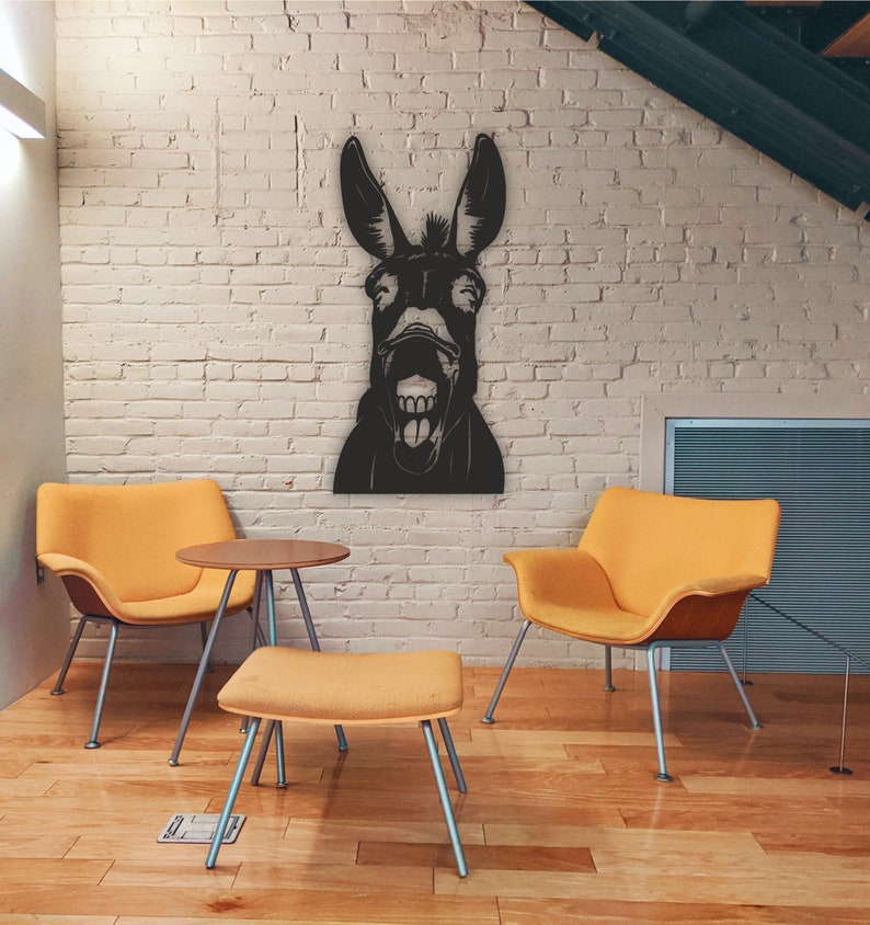 Donkey Wall Decor Metal Wall Decor Metal Wall Art Living Room Wall ...