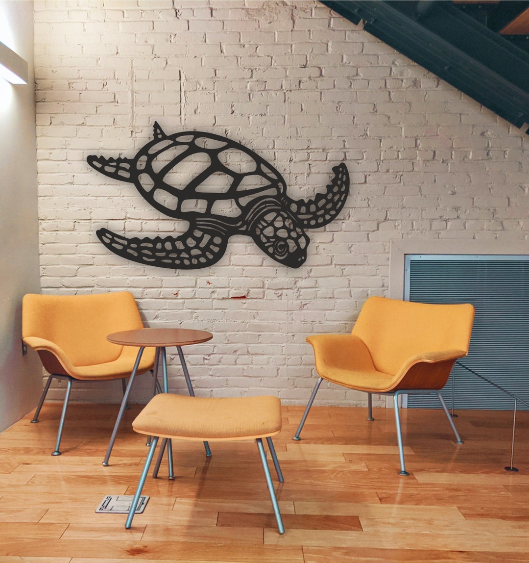 Metal Turtle Wall Decor Metal Turtle Wall Art Metal Wall Decor Metal ...