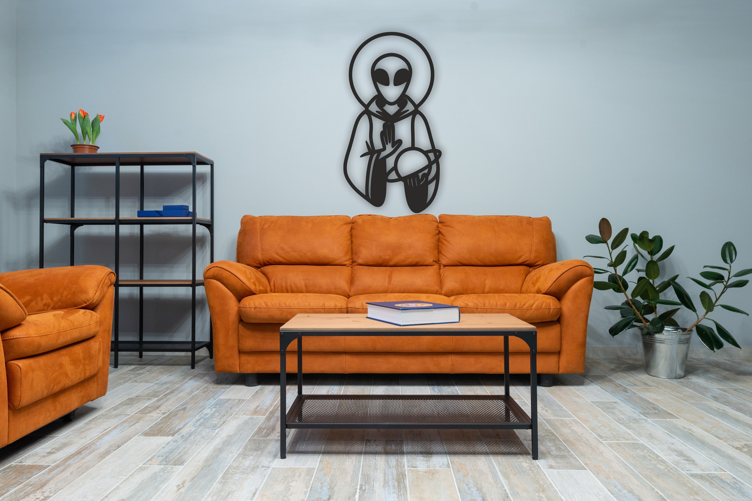 Alien Wall Decor Alien Wall Art UFO Wall Decor Metal Wall Decor Metal ...