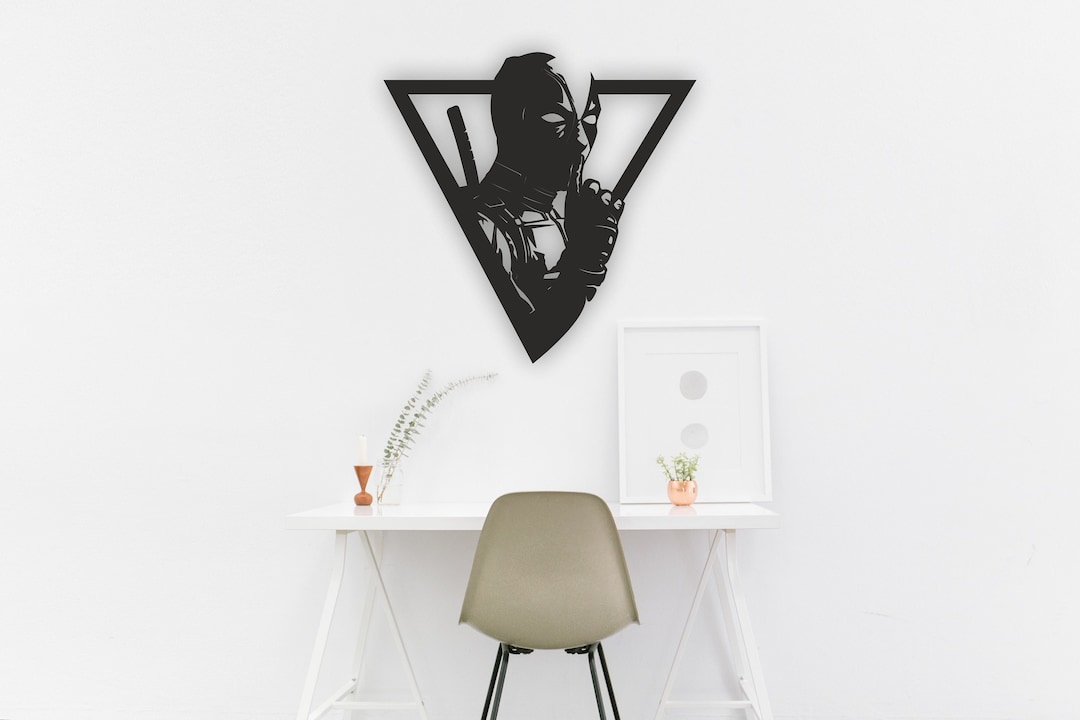 Metal Deadpool Wall Decor Metal Deadpool Wall Art Metal Wall Decor ...