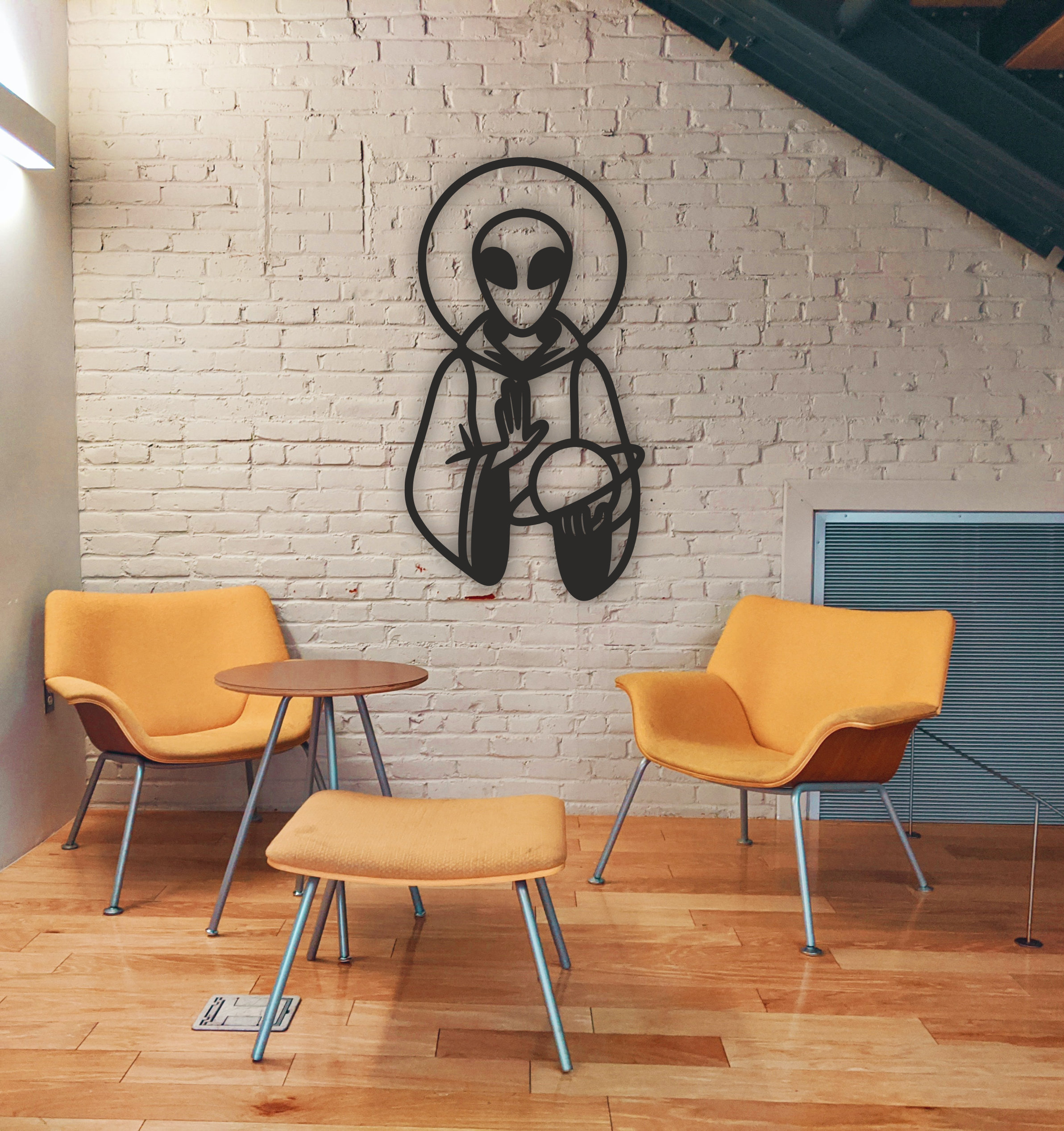 Alien Wall Decor Alien Wall Art UFO Wall Decor Metal Wall Decor Metal ...