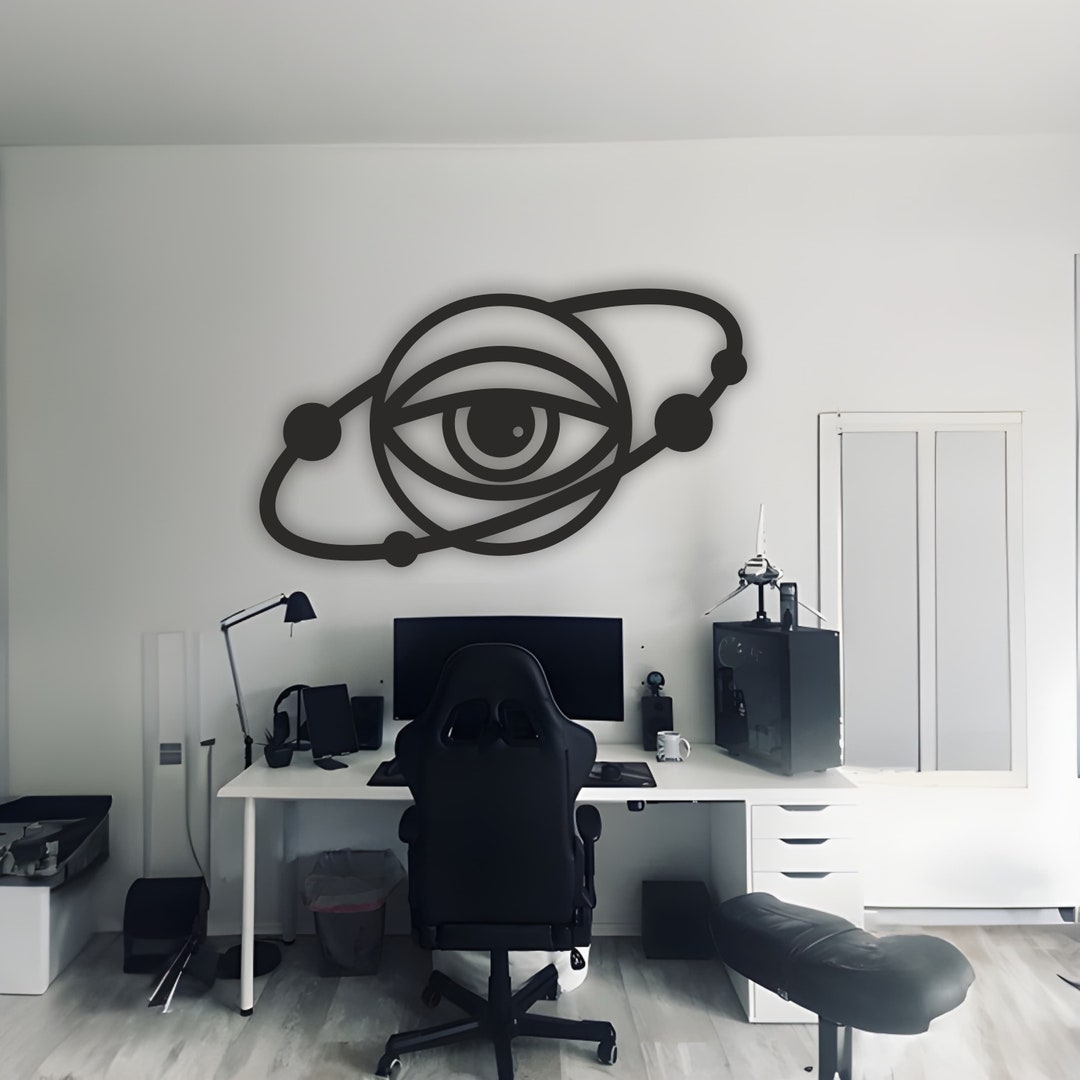 Abstract Eye Wall Decor Abstract Eye Wall Art Metal Wall Decor Metal ...