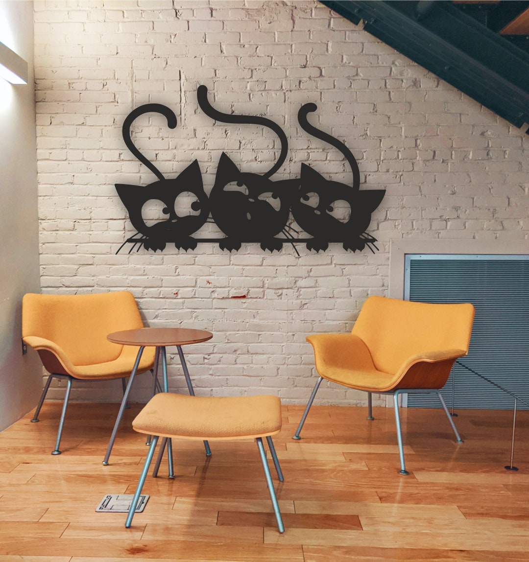 Metal Cat Wall Decor Metal Cat Wall Art Metal Wall Decor Metal Wall Art ...